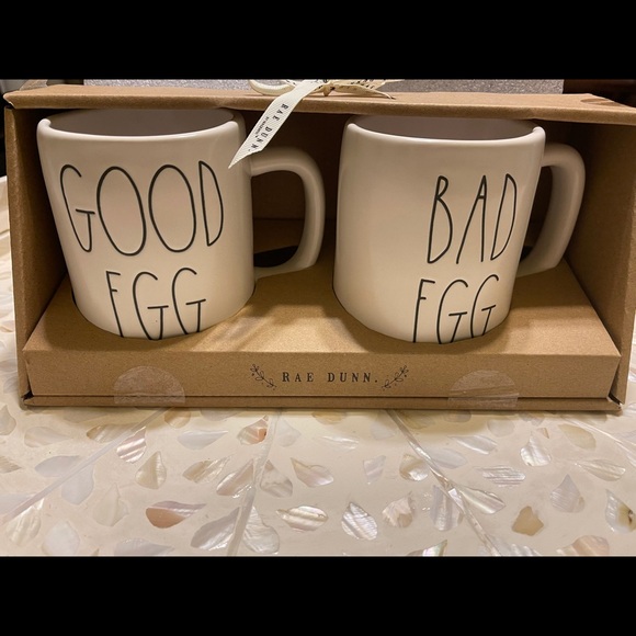 Rae Dunn | Kitchen | Rae Dunn Good Egg Bad Egg Mug Set | Poshmark